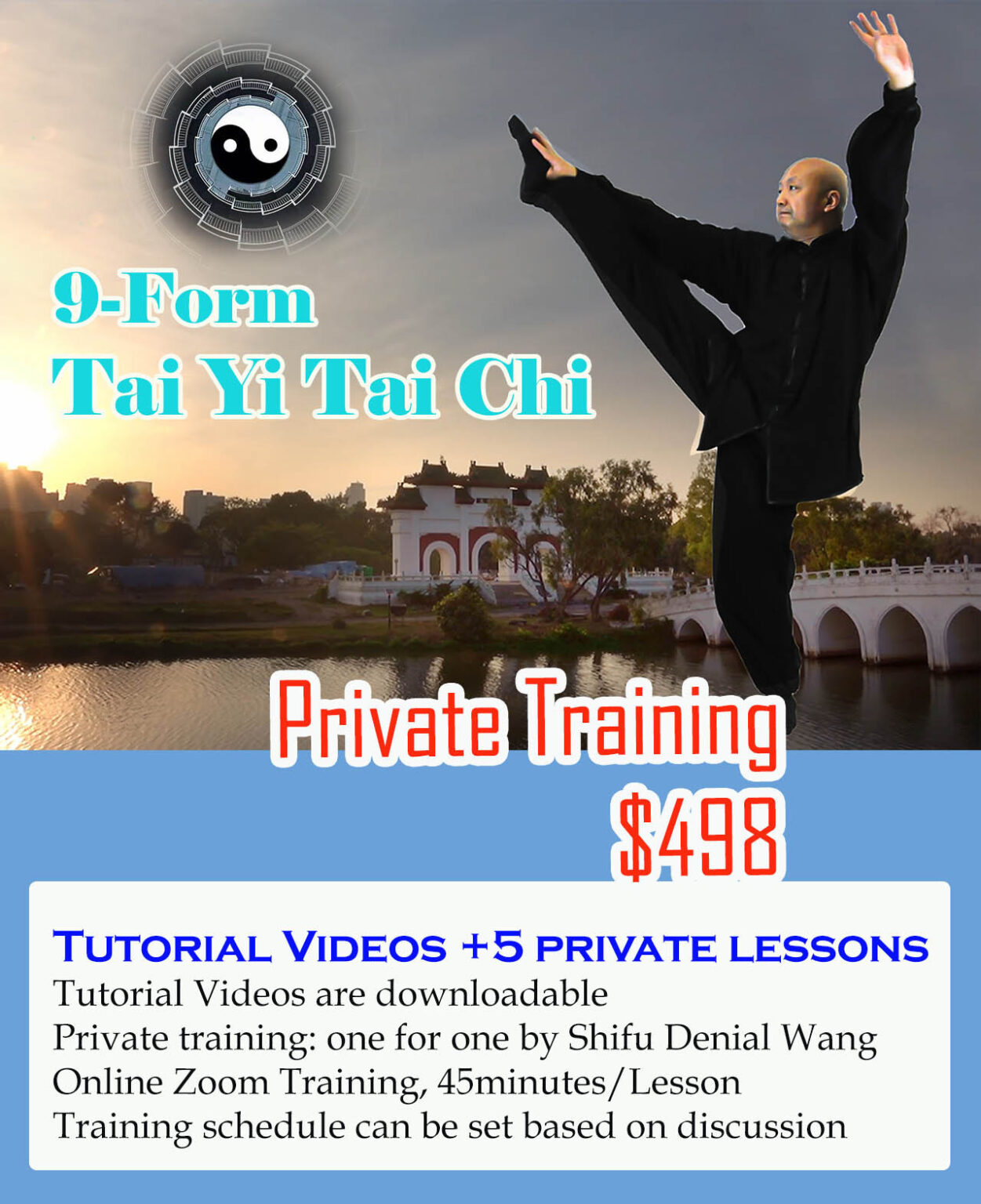 9-Form Tai Yi Tai Chi Private Training - Kungfu Republic